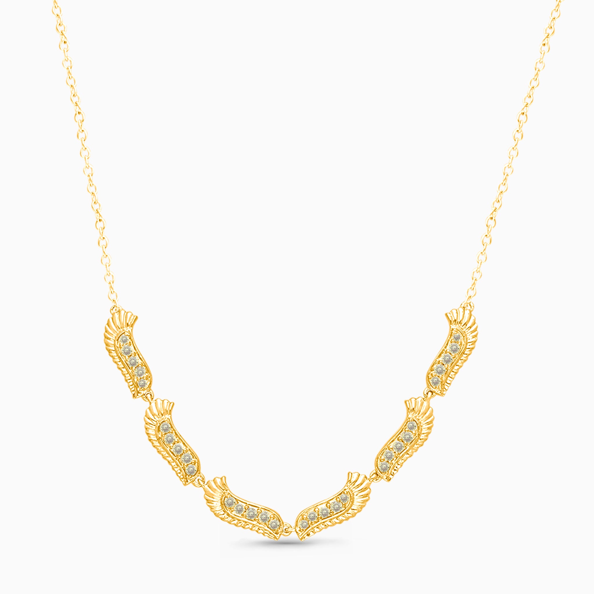 Multi Winged Diamond Pendant
