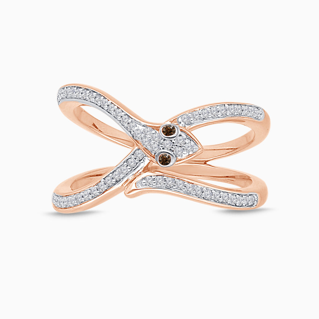 Coco Diamond Snake Ring – KALLATI