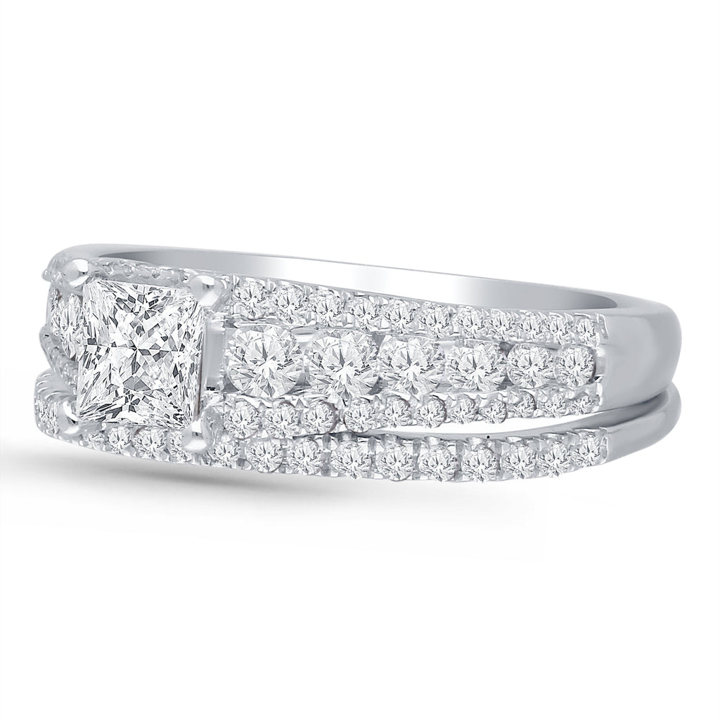 Kallati Eternal Diamond Engagment Ring in 14K White Gold – KALLATI