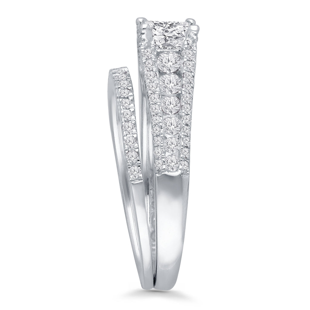 Kallati Eternal Diamond Engagment Ring in 14K White Gold – KALLATI